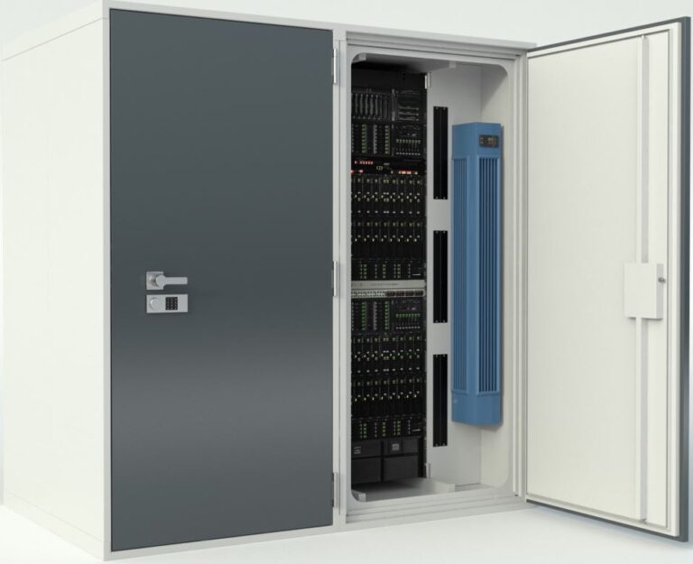 Server room fire - Fireproof IT Safe server rack