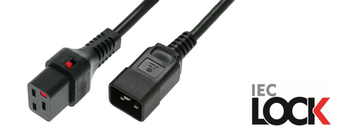 IEC LOCK sockets - C13 and C19 IEC sockets output