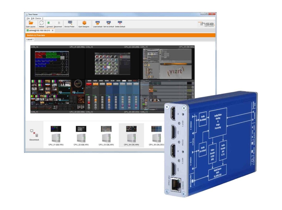 KVM Switch- Draco Tera Viewer Software - Monitoring