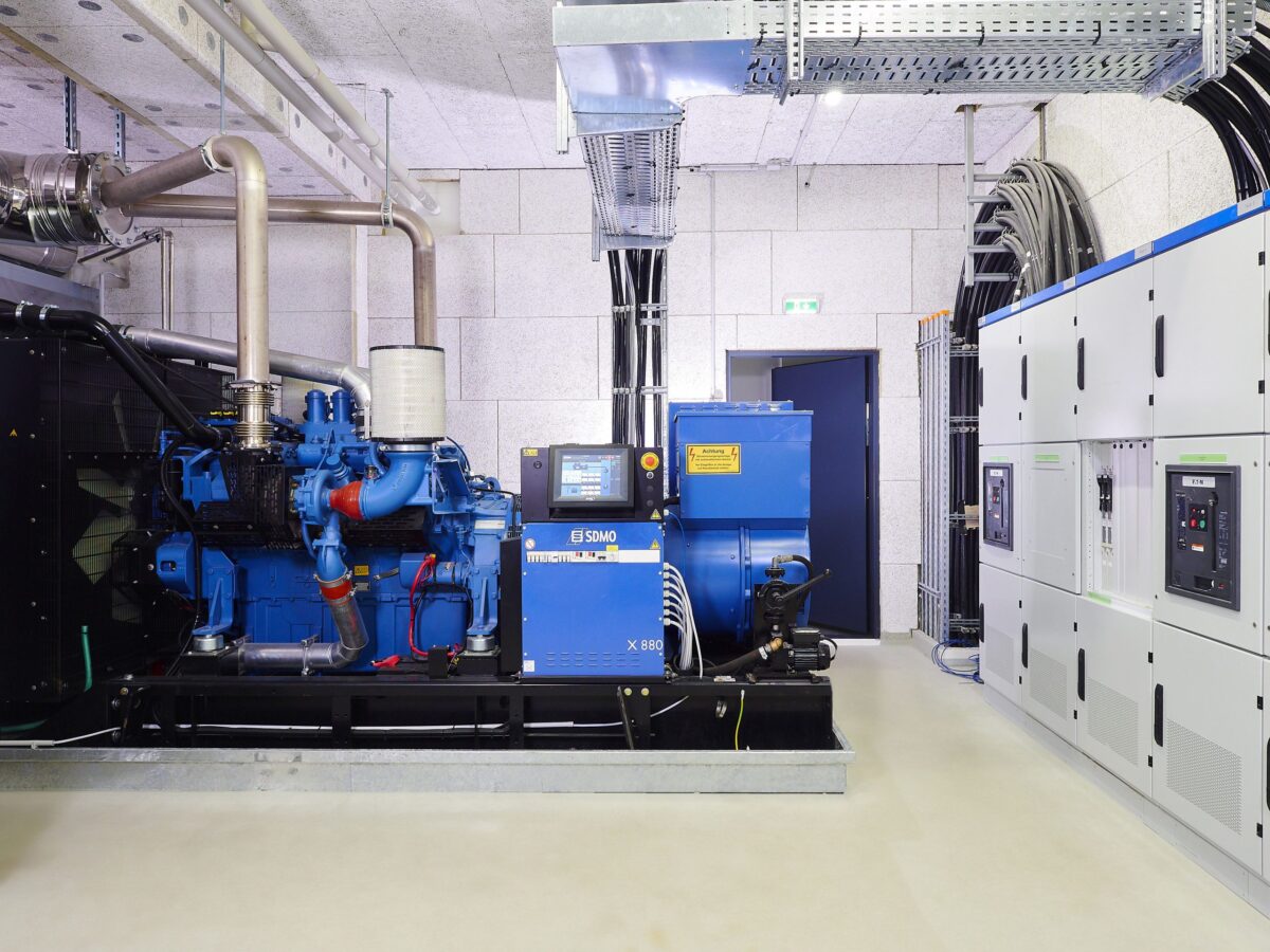 Diesel Notstromaggregate - für Serverraum und Industrie